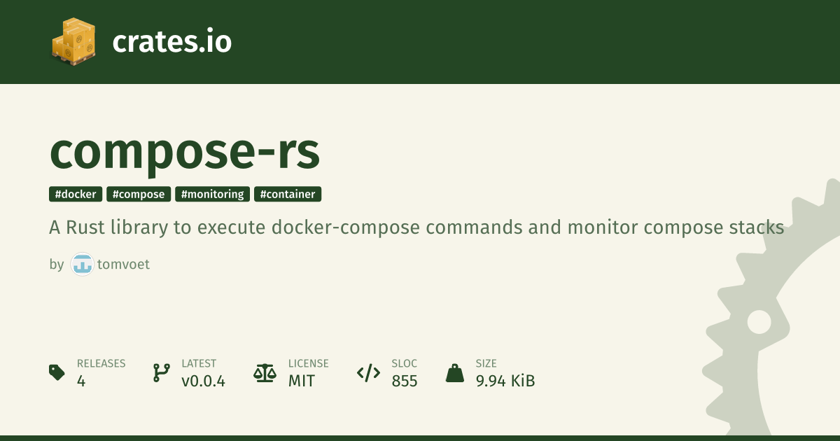 crates.io: Rust Package Registry