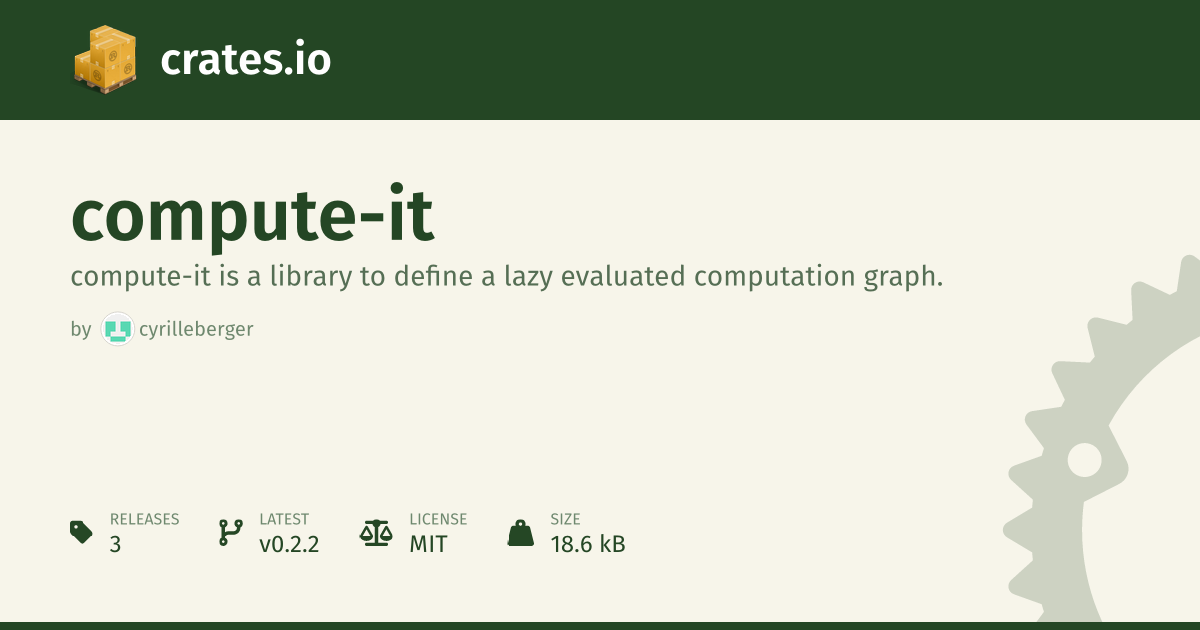 crates.io: Rust Package Registry