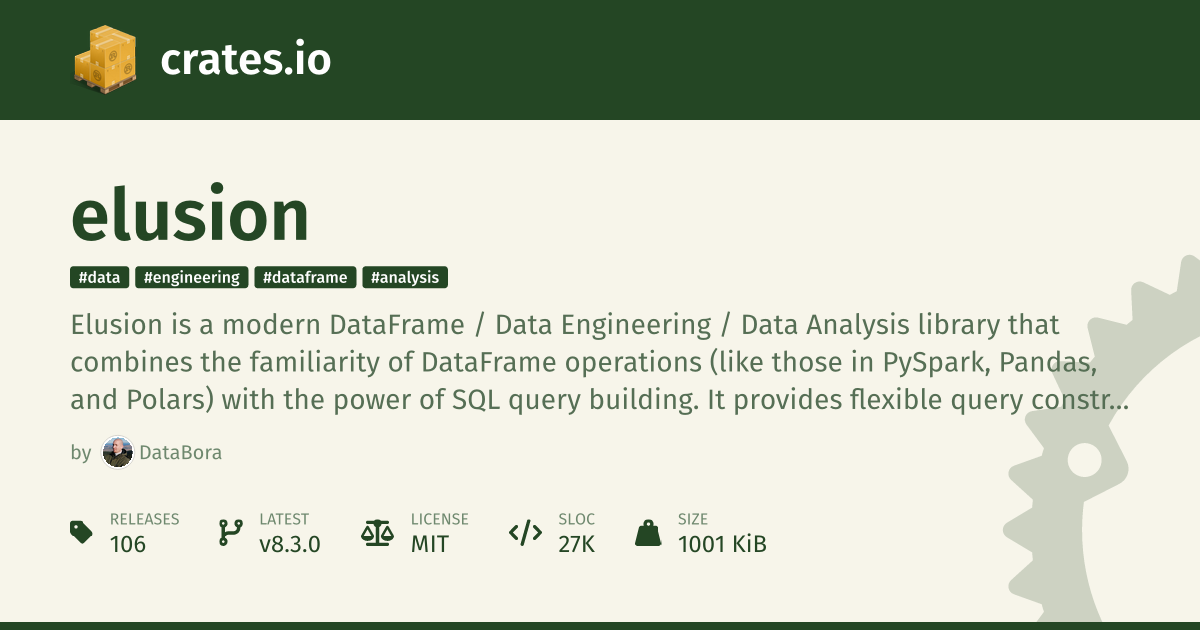 crates.io: Rust Package Registry