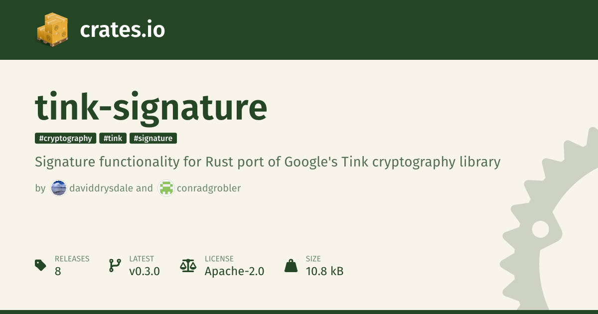 Tink Signature