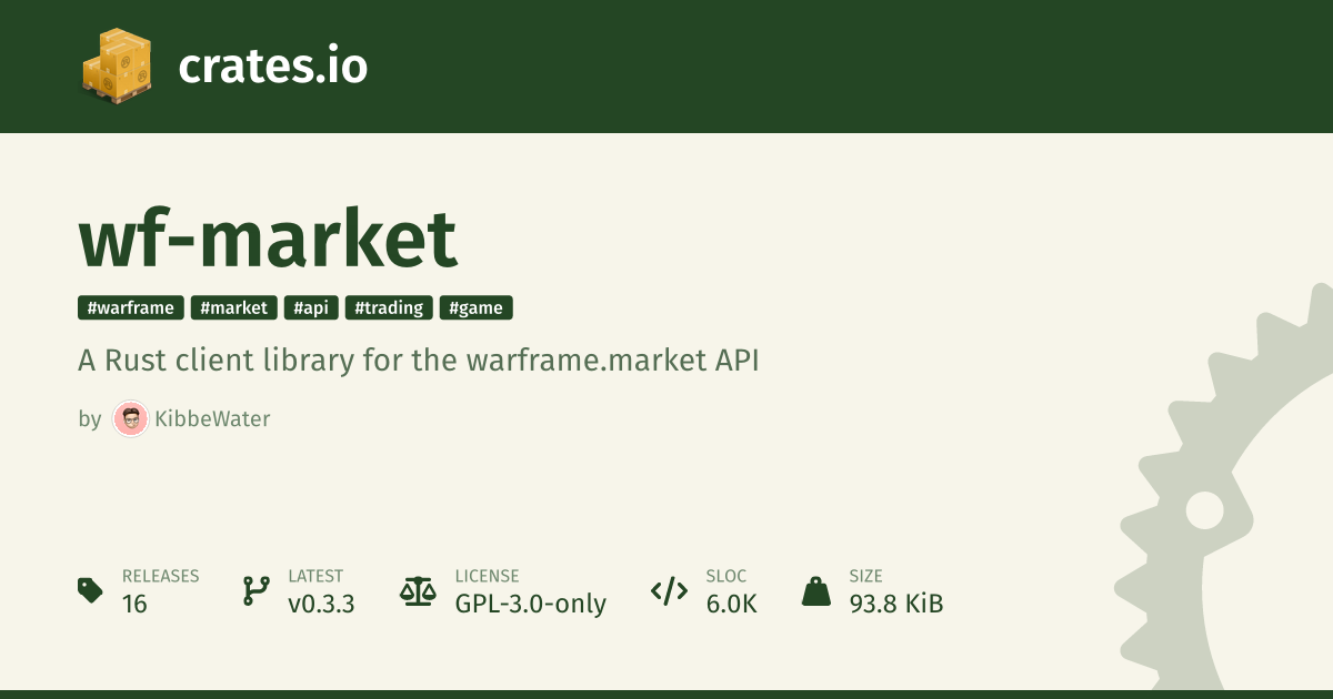 crates.io: Rust Package Registry